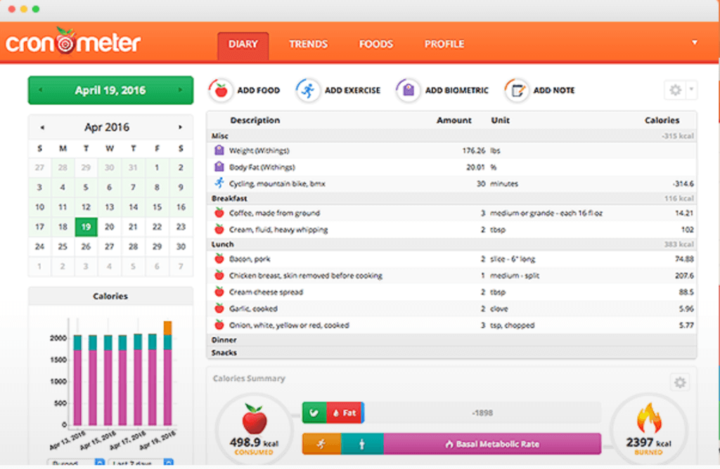 Cronometer App Review: A quick Overview of Its Features – Tek Nutrition